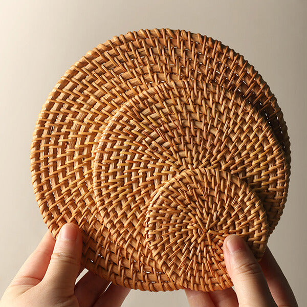 Handcrafted Wicker Insulated Coaster – TOUKOKU
