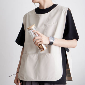 Japanese Style Lightweight Work Vest Apron Waterproof and Versatile ...