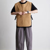 Japanese Style Lightweight Work Vest Apron-Brown – TOUKOKU