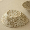 Stone Pattern Ceramic Irregular Fruit Salad Bowl Handcrafted and ...