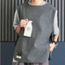 Japanese Work Apron Gray - Eastern Kitchen Style | TOUKOKU