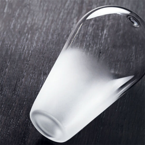 Zen Glass Hydroponic Vase - Minimalist Japanese Design for Mindful ...