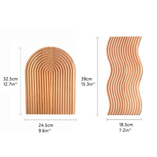 Wave-Shaped Beech Bread Tray - Natural Zen Kitchen | TOUKOKU