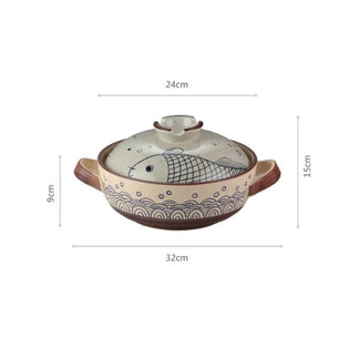 Japanese Koi Fish Casserole - Zen Cooking Vessel | TOUKOKU